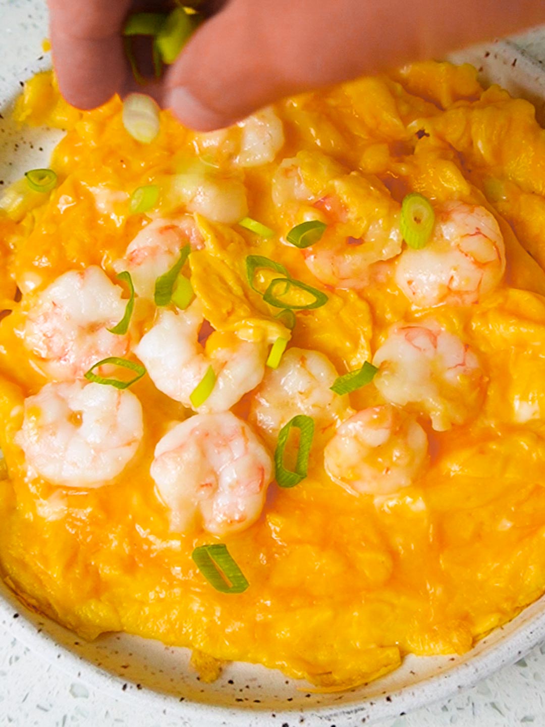 Soft-Scrambled Eggs and Shrimp | girlfromcalifornia